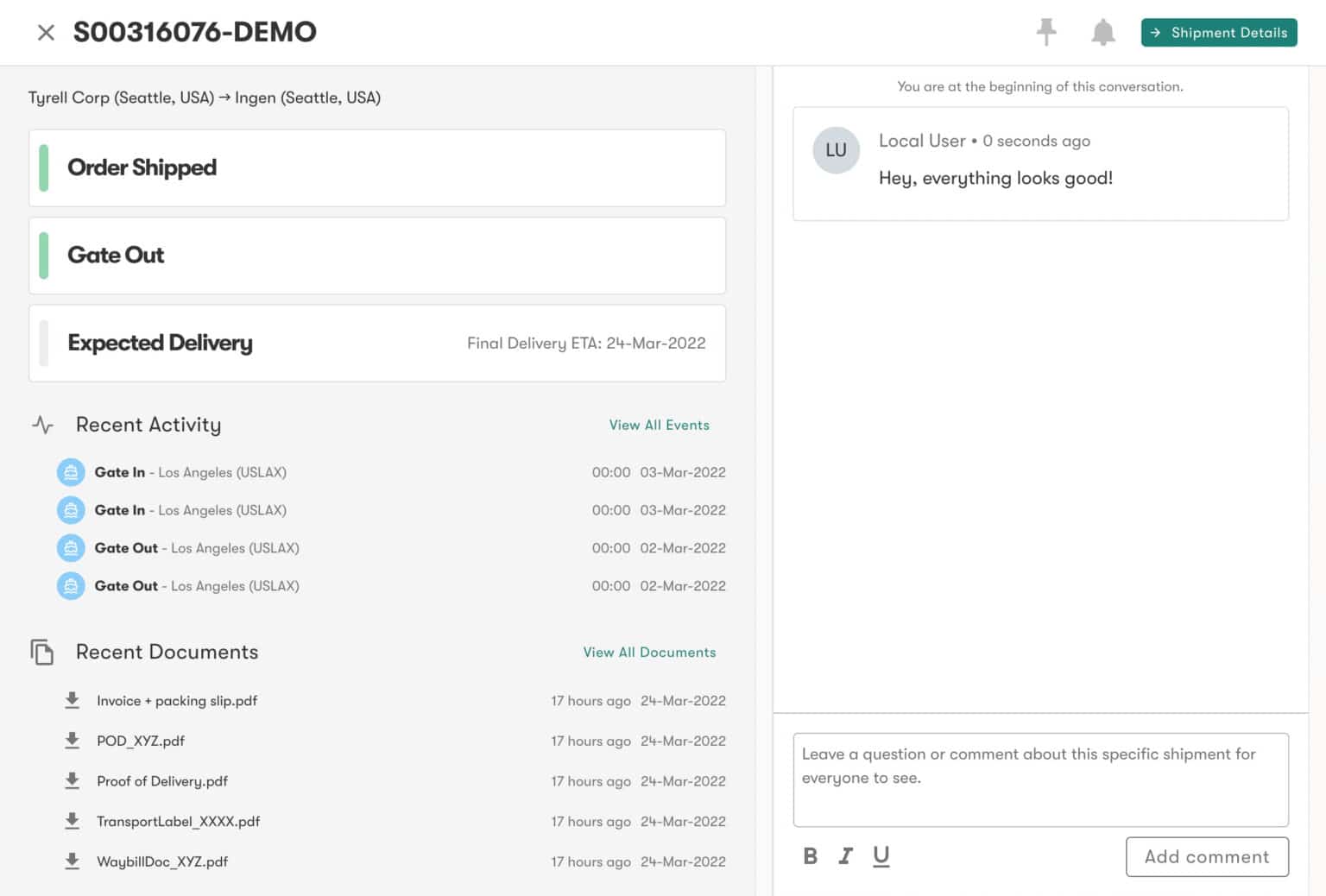 Tracking – Queensland Customs Brokers