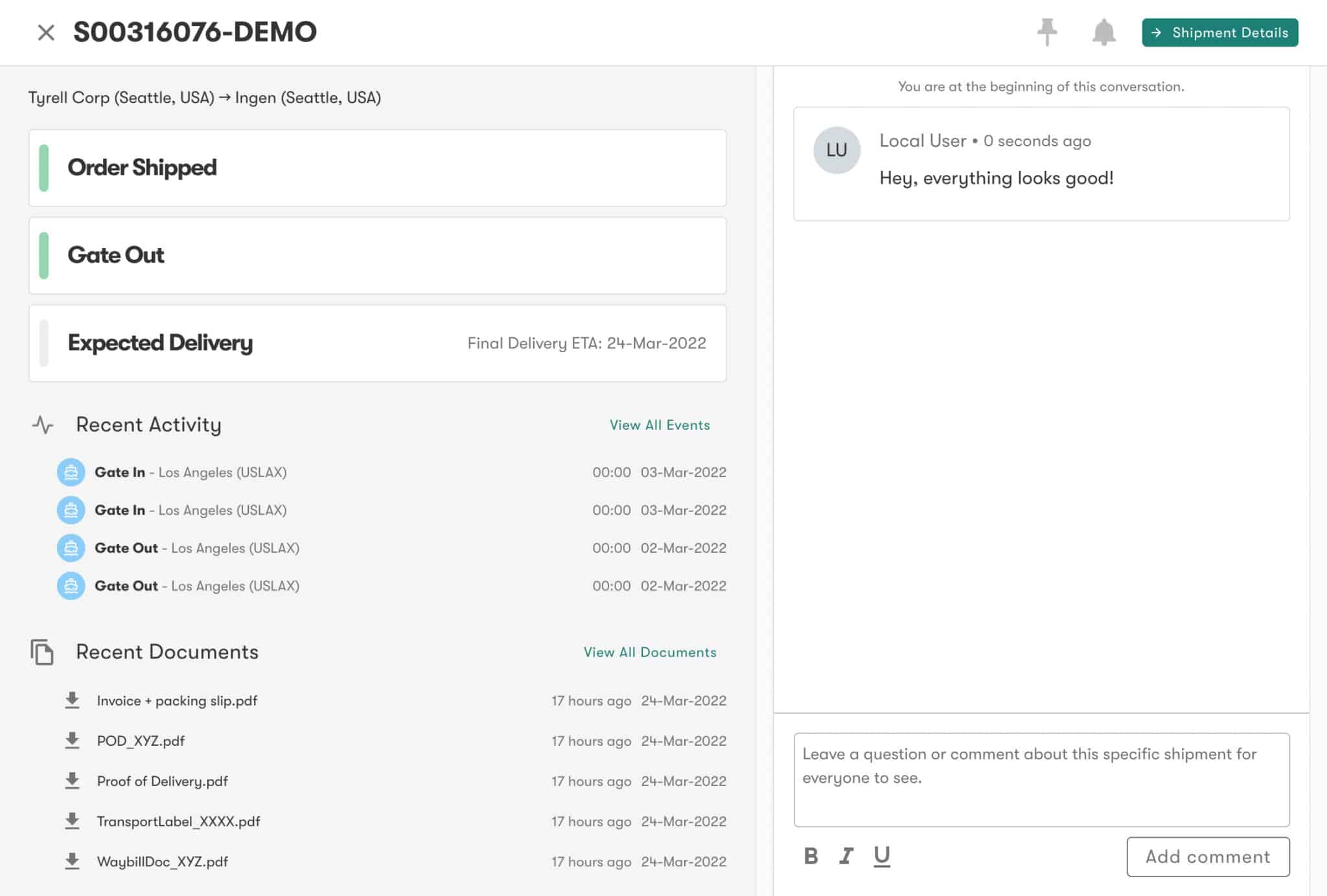 Tracking – Queensland Customs Brokers